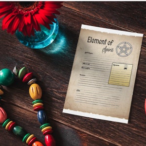 Spirit Element Basics of Witchcraft, Pagan Wicca Correspondences, , 12 ...