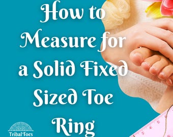 How to Find Your Adjustable Toe Ring Size - Instructional Only - Etsy