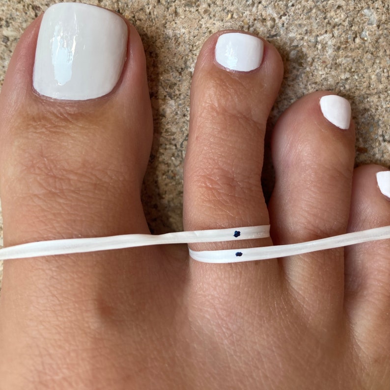 How to Find Your Adjustable Toe Ring Size - Instructional Only - Etsy