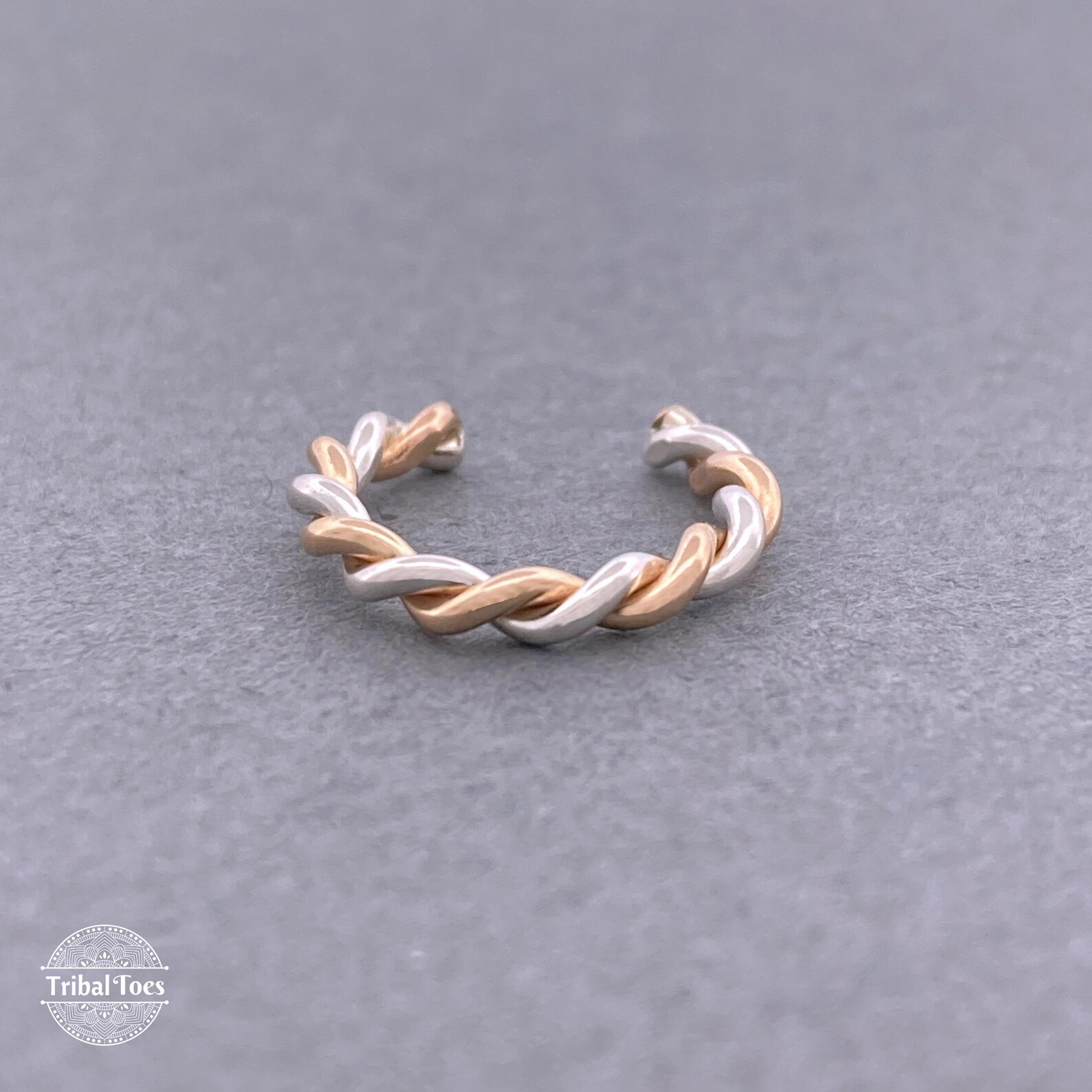 Handcrafted Silver and 14k Gold Fill or Rose Gold Ear Cuff for Women ...