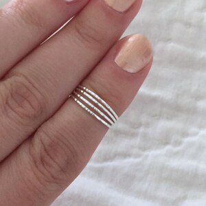 Sterling Silver Toe Ring – Hammered Adjustable Band for Women, Handmade ...