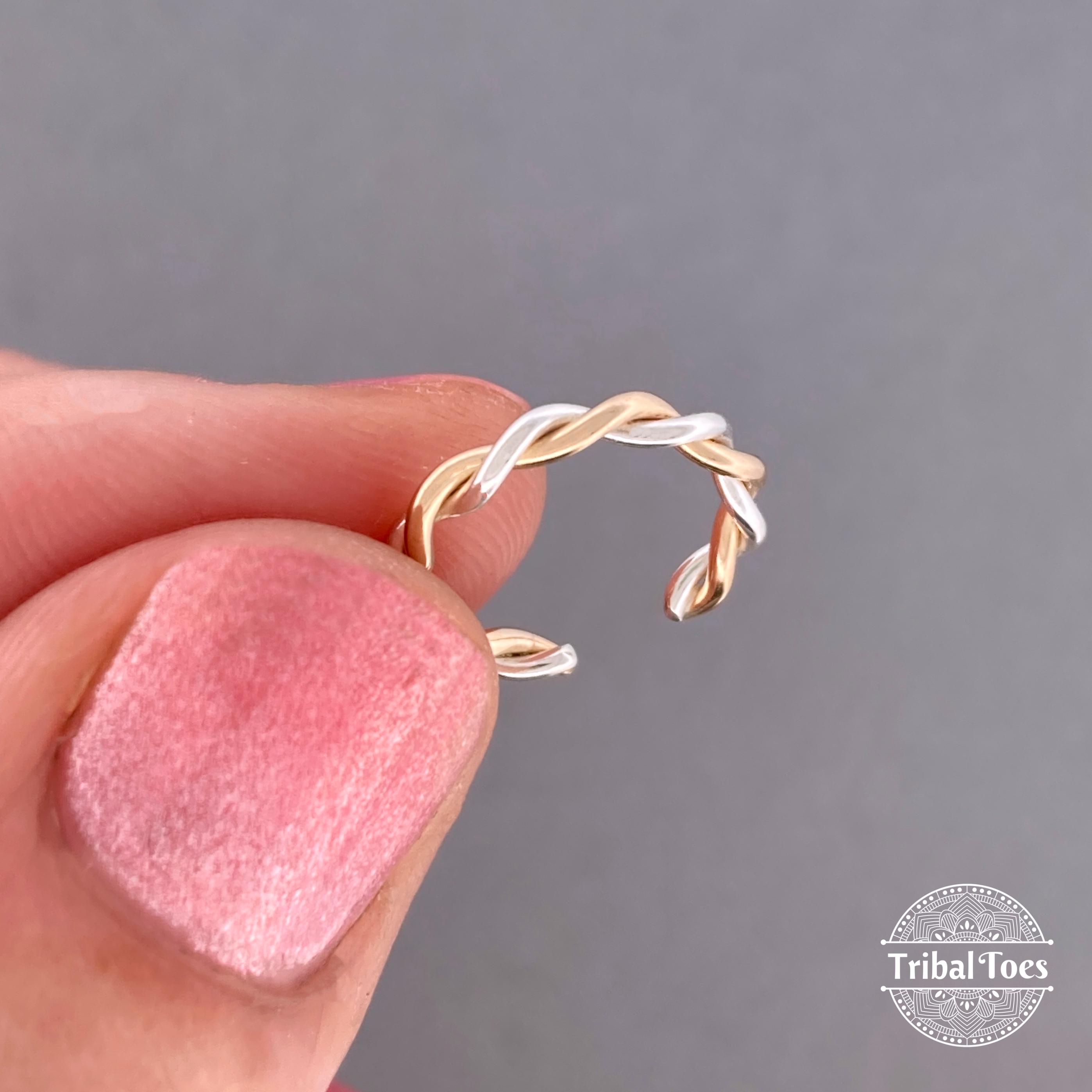 Handcrafted Silver and 14k Gold Fill or Rose Gold Ear Cuff for Women ...