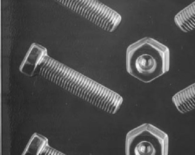 J113 Nut and Bolt Chocolate Candy Soap Mold With Exclusive Molding ...