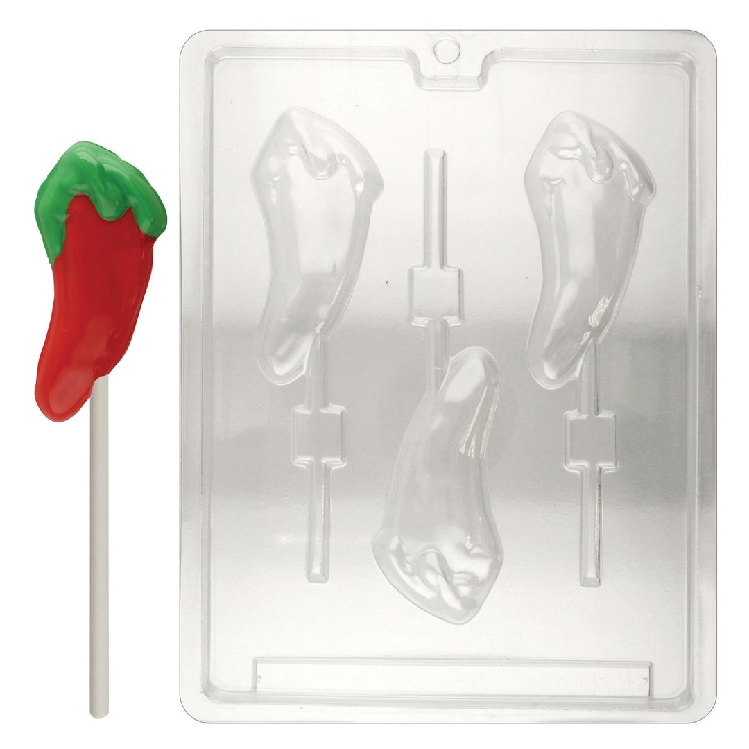 F059 Hot Pepper Lollipop Chocolate Candy Mold - Etsy
