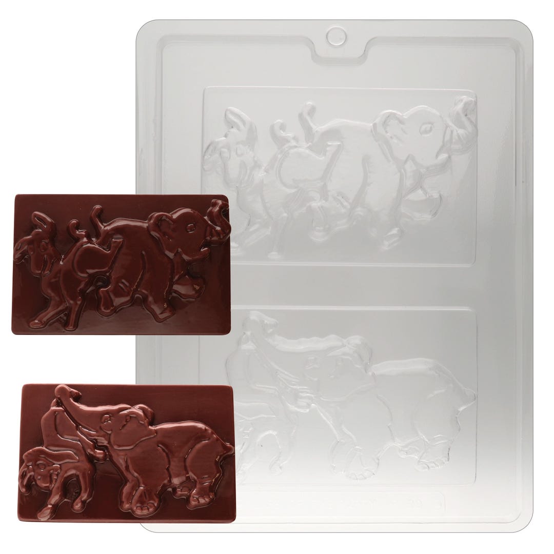 P029 Political Elephant Donkey Bar Chocolate Candy, Plaster or Soap ...