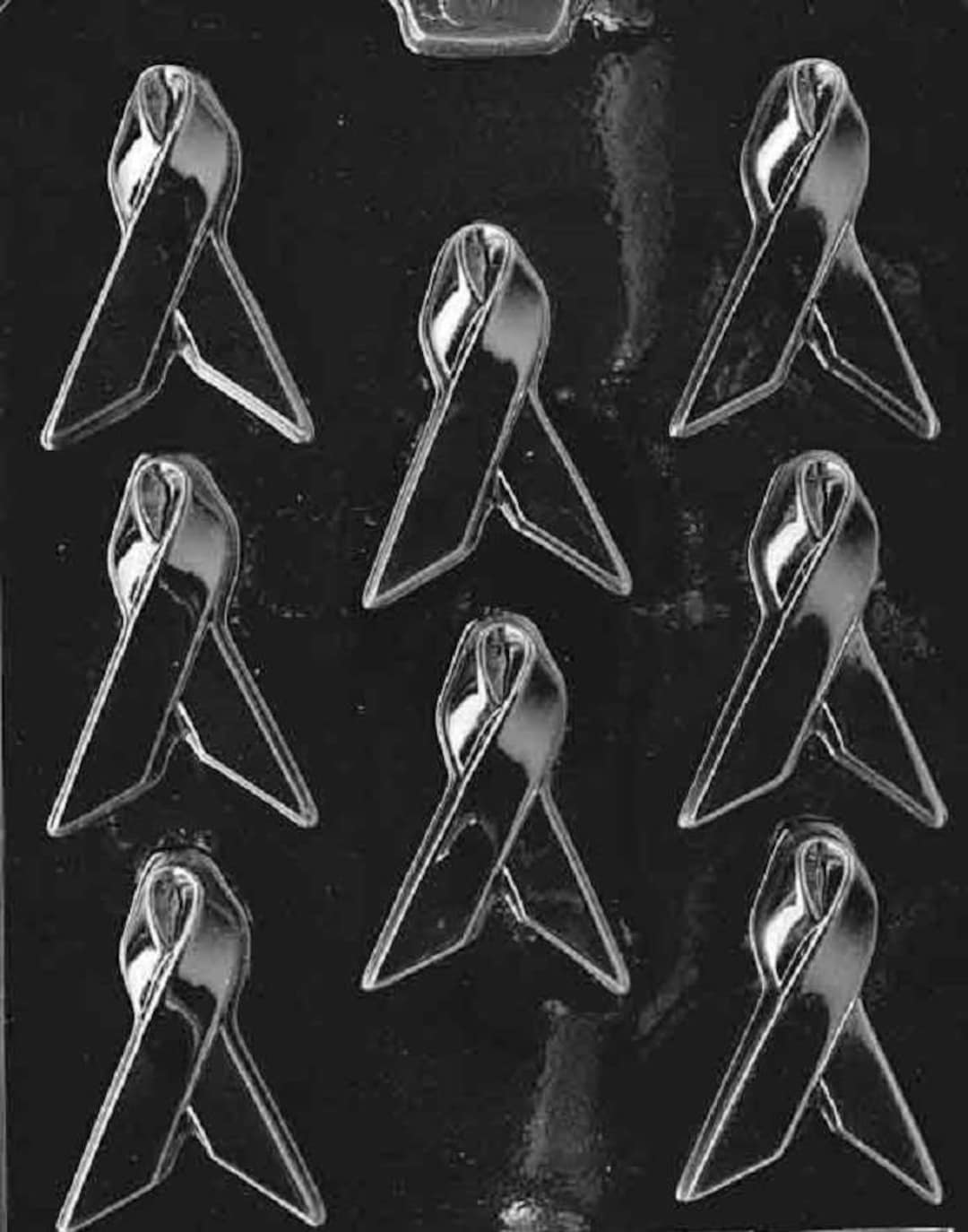 M135 Breast Cancer Awareness Ribbon Chocolate Candy Mold - Etsy