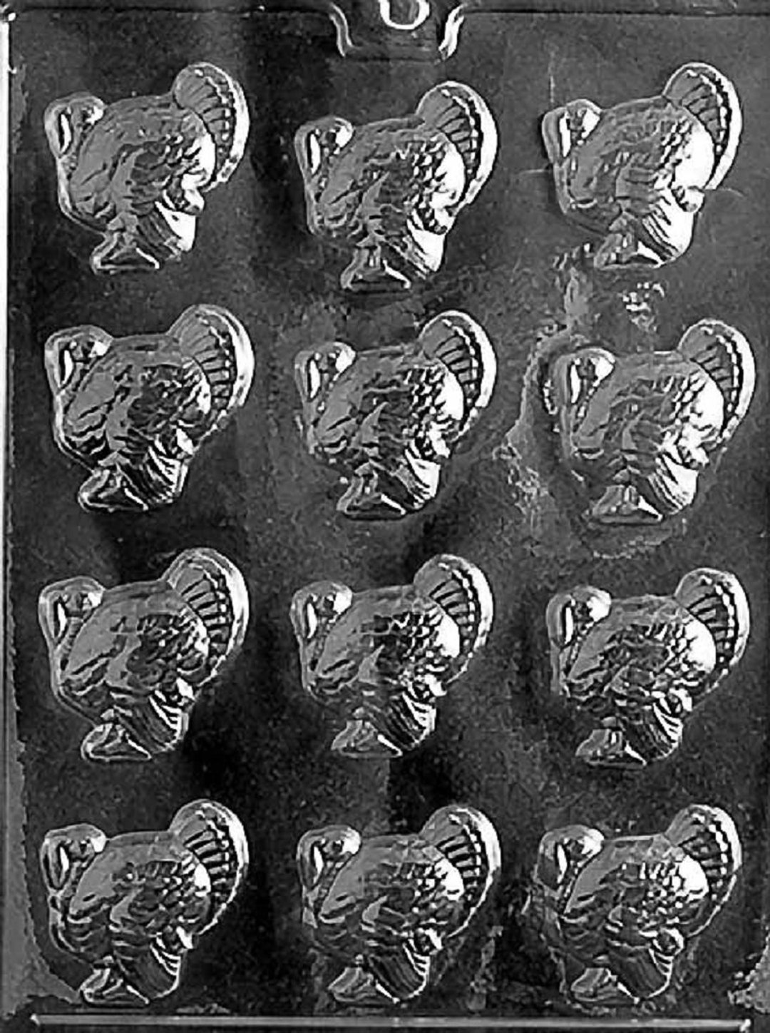 T003 Thanksgiving Bite Size Small Turkey Chocolate Candy Soap Mold - Etsy