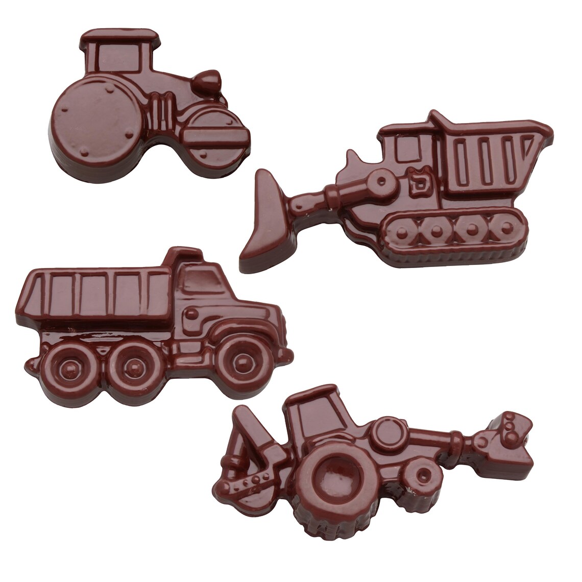 J096 Construction Vehicle Chocolate Candy, Plaster or Soap Mold - Etsy