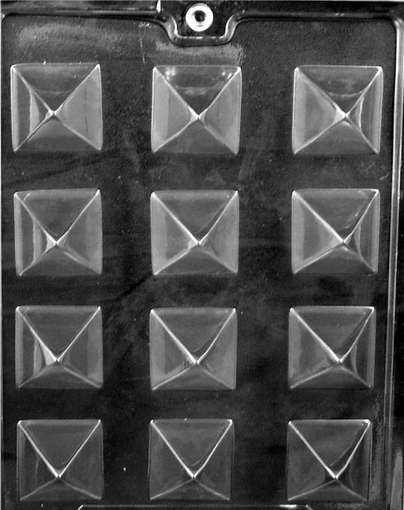 AO129 Small Pyramid Triangle Chocolate Candy Soap Mold | Etsy