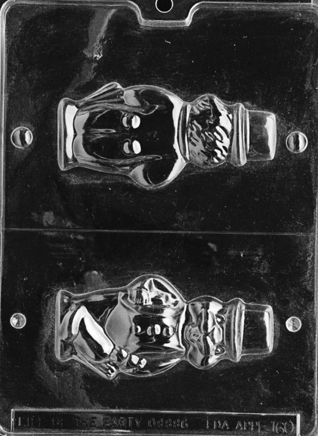 E160 3D Buck Tooth Bunny W/ Hat Chocolate Candy Mold - Etsy