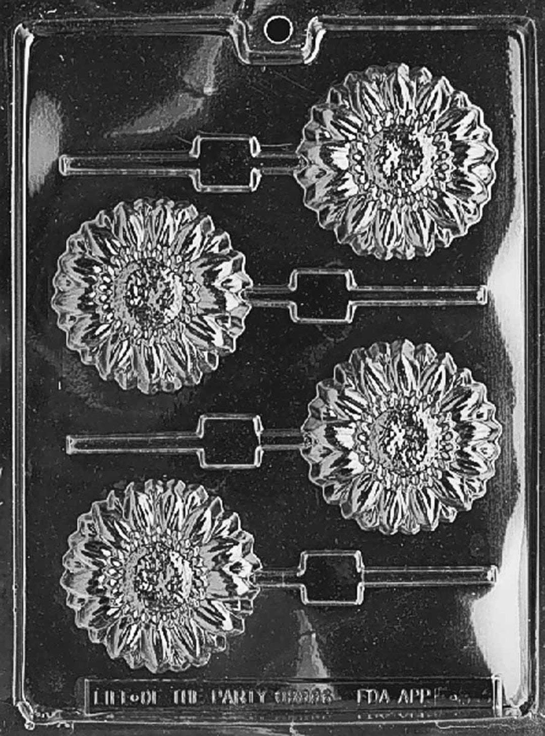 F083 Sunflower Lollipop Sucker Chocolate Candy Mold - Etsy