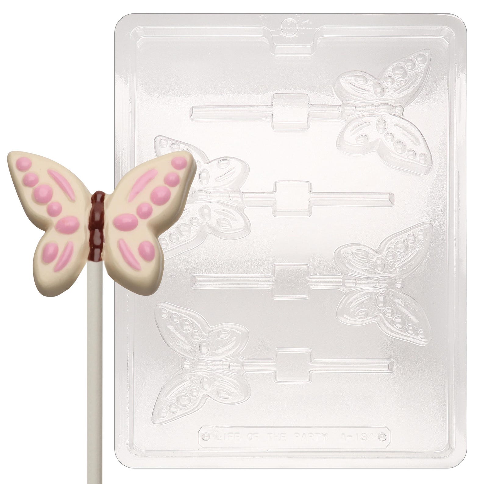A134 Butterfly Lollipop Chocolate Candy Mold - Etsy