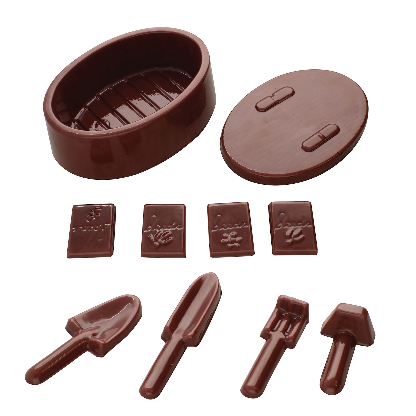F074 Garden Tool Box W/ Tools Chocolate Candy Mold - Etsy