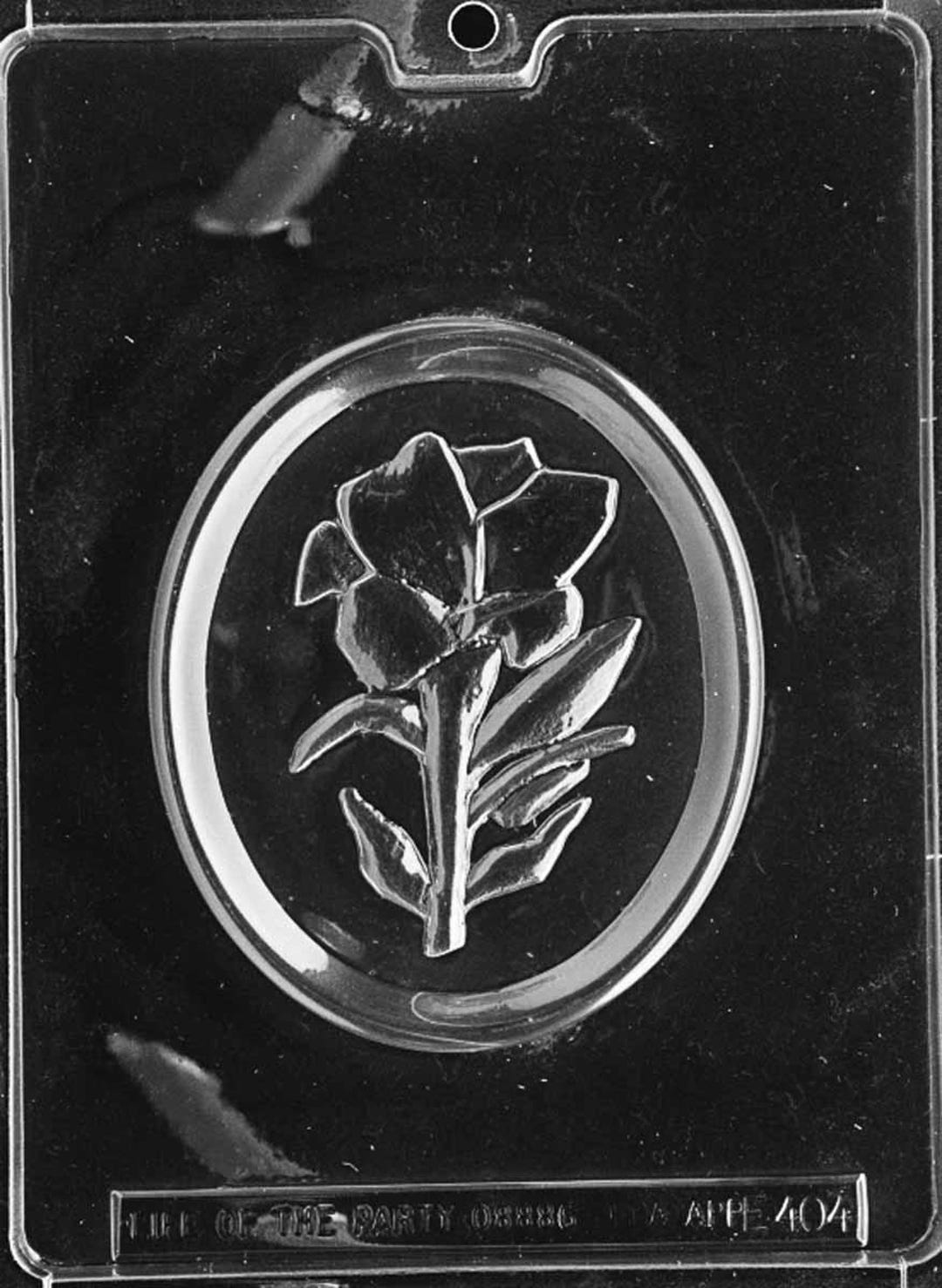 E404 Oval Lilly Chocolate Candy Mold - Etsy