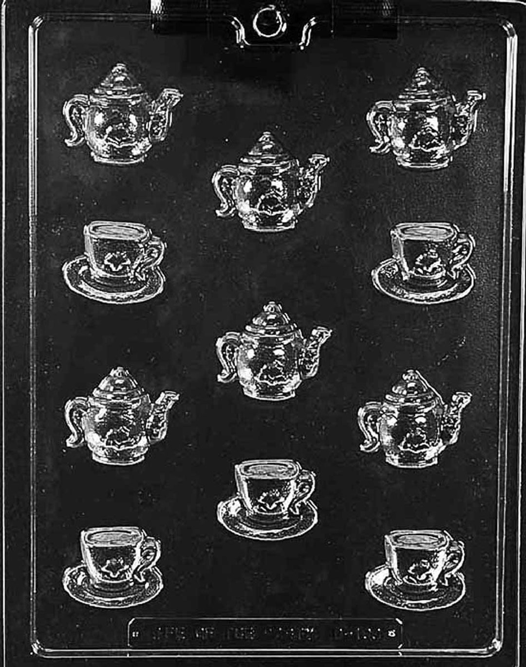 D100 Teapot Cup Spoon Chocolate Candy Mold - Etsy