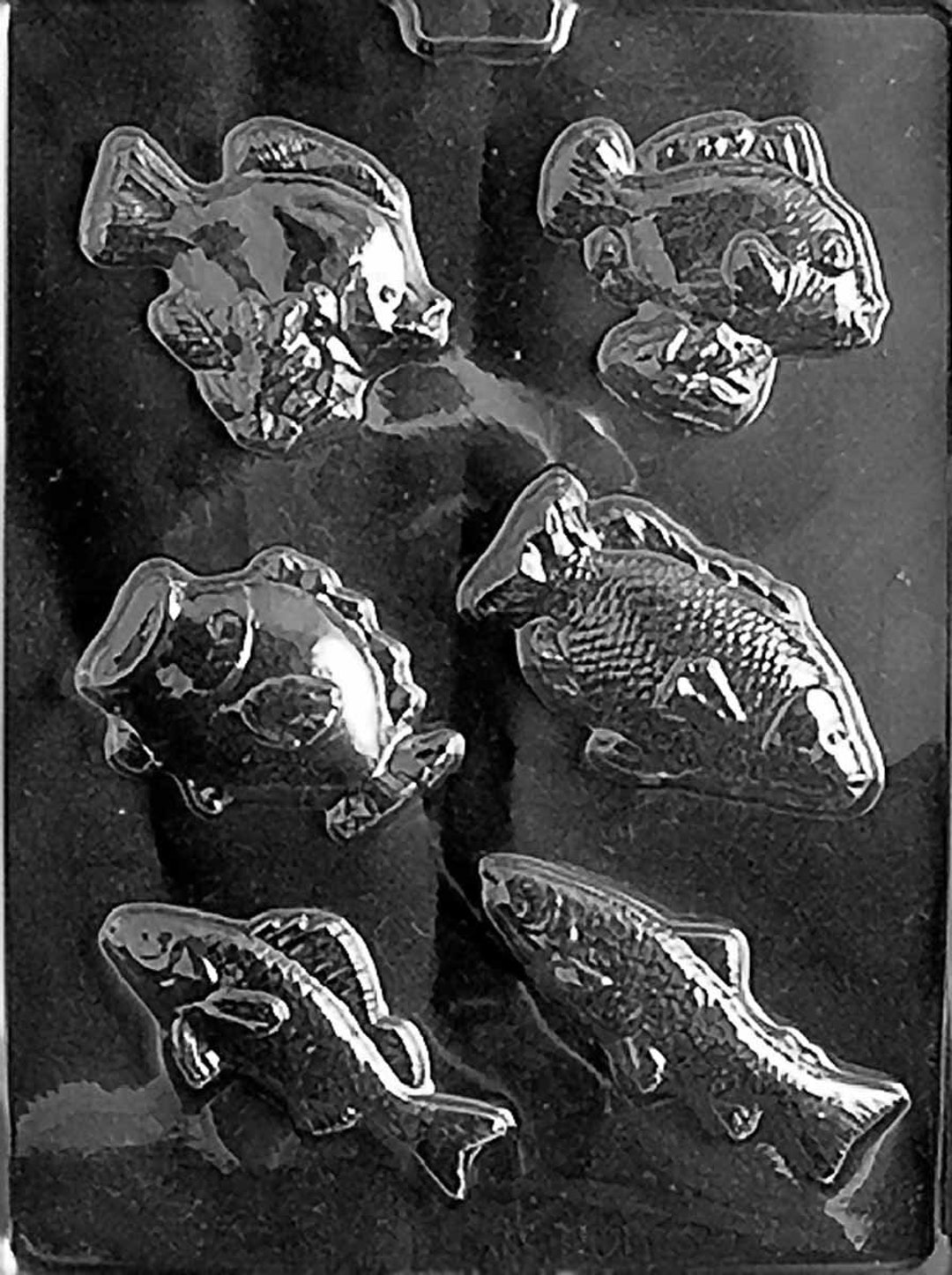 N044 Assorted Fish Chocolate Candy Soap Mold - Etsy