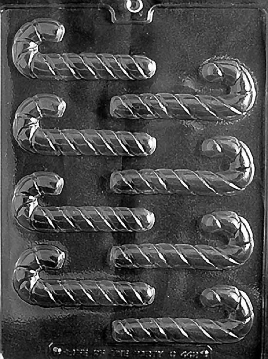 C442 Christmas Candy Cane Chocolate Candy Mold - Etsy