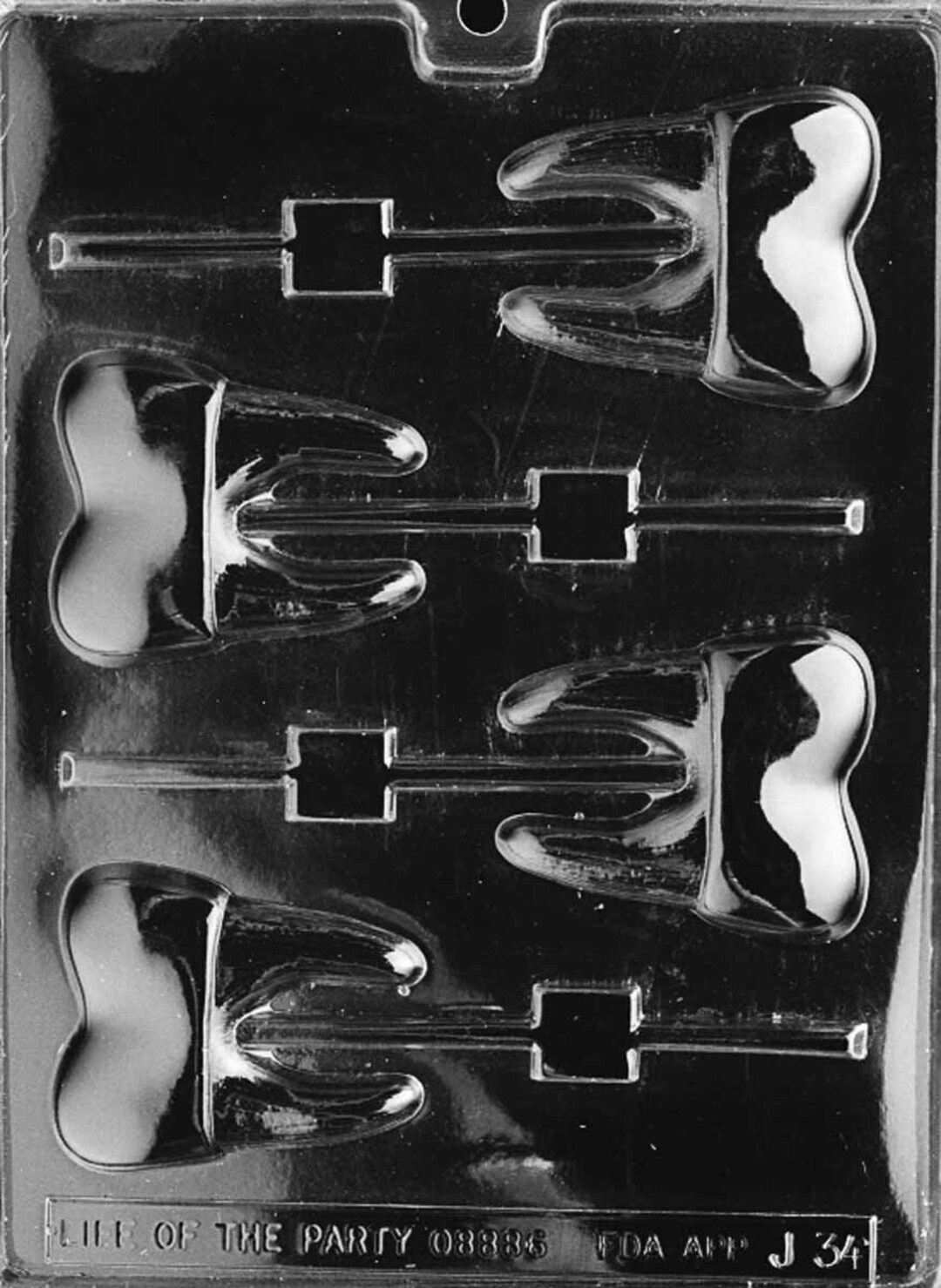 J034 Tooth Dental Lollipop Sucker Chocolate Candy Mold - Etsy