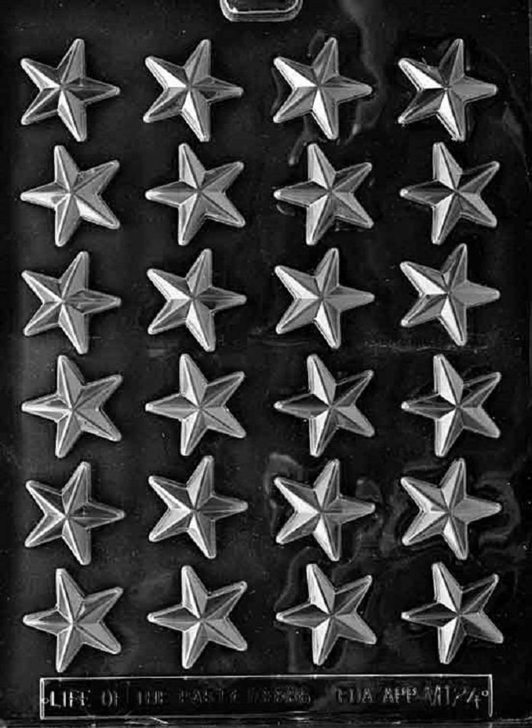 M124 Small Star Stars Chocolate Candy Soap Mold - Etsy