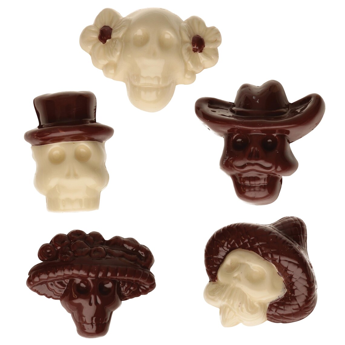H165 Day of the Dead Skull Chocolate Candy or Soap Mold - Etsy