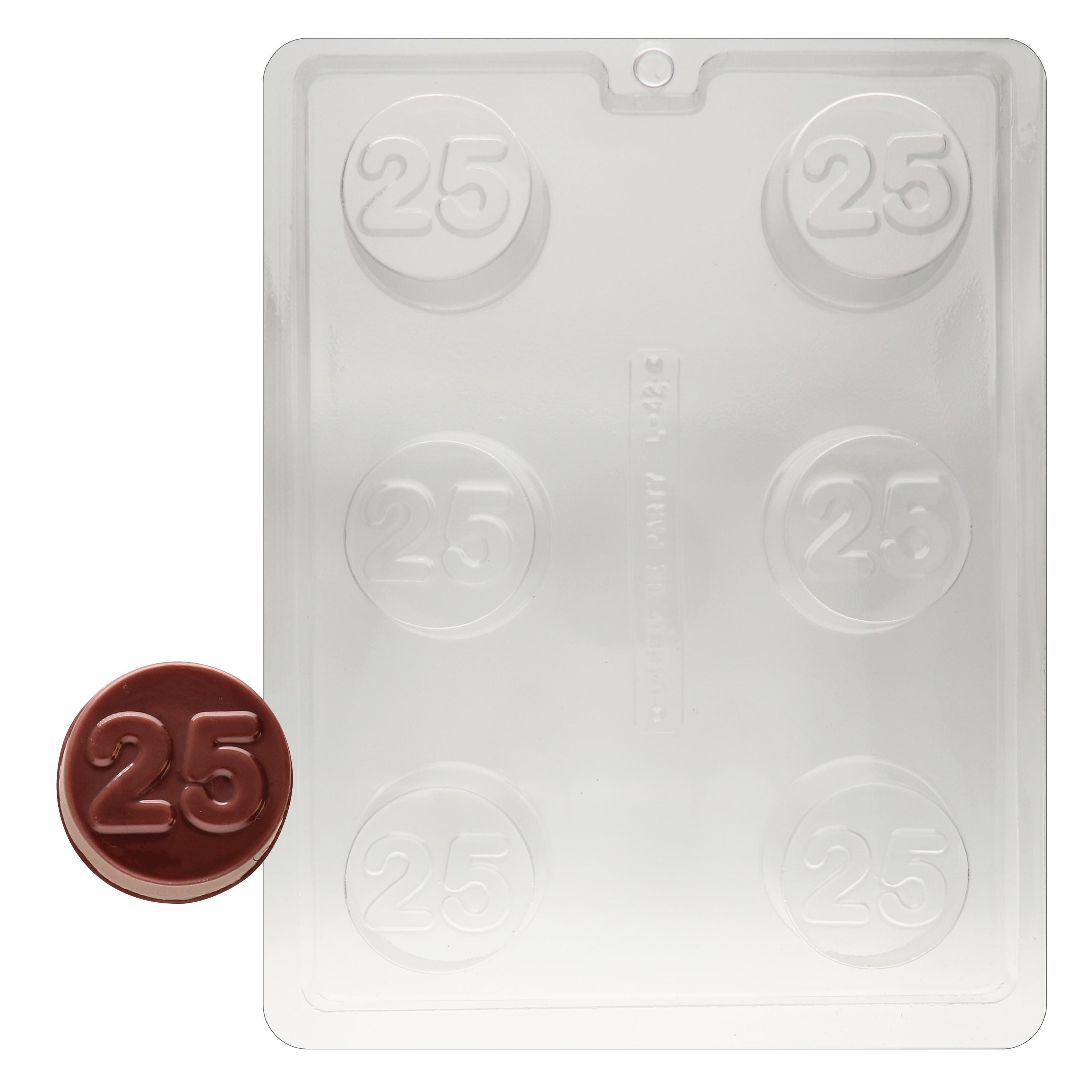 L042 25th 25 Birthday Anniversary Chocolate Covered Cookie Candy ...