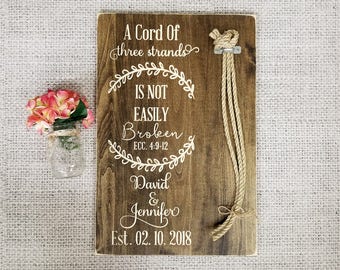 Unity Rope for Wedding Cord of Three Strands God's | Etsy