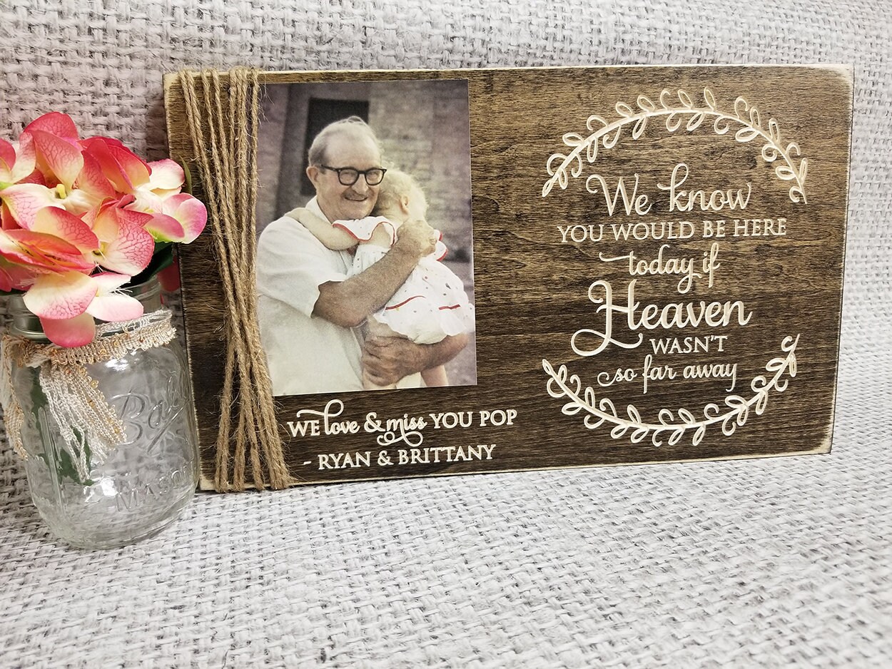 Sabemos que estarías aquí si el cielo no estuviera tan lejos / - Etsy ...