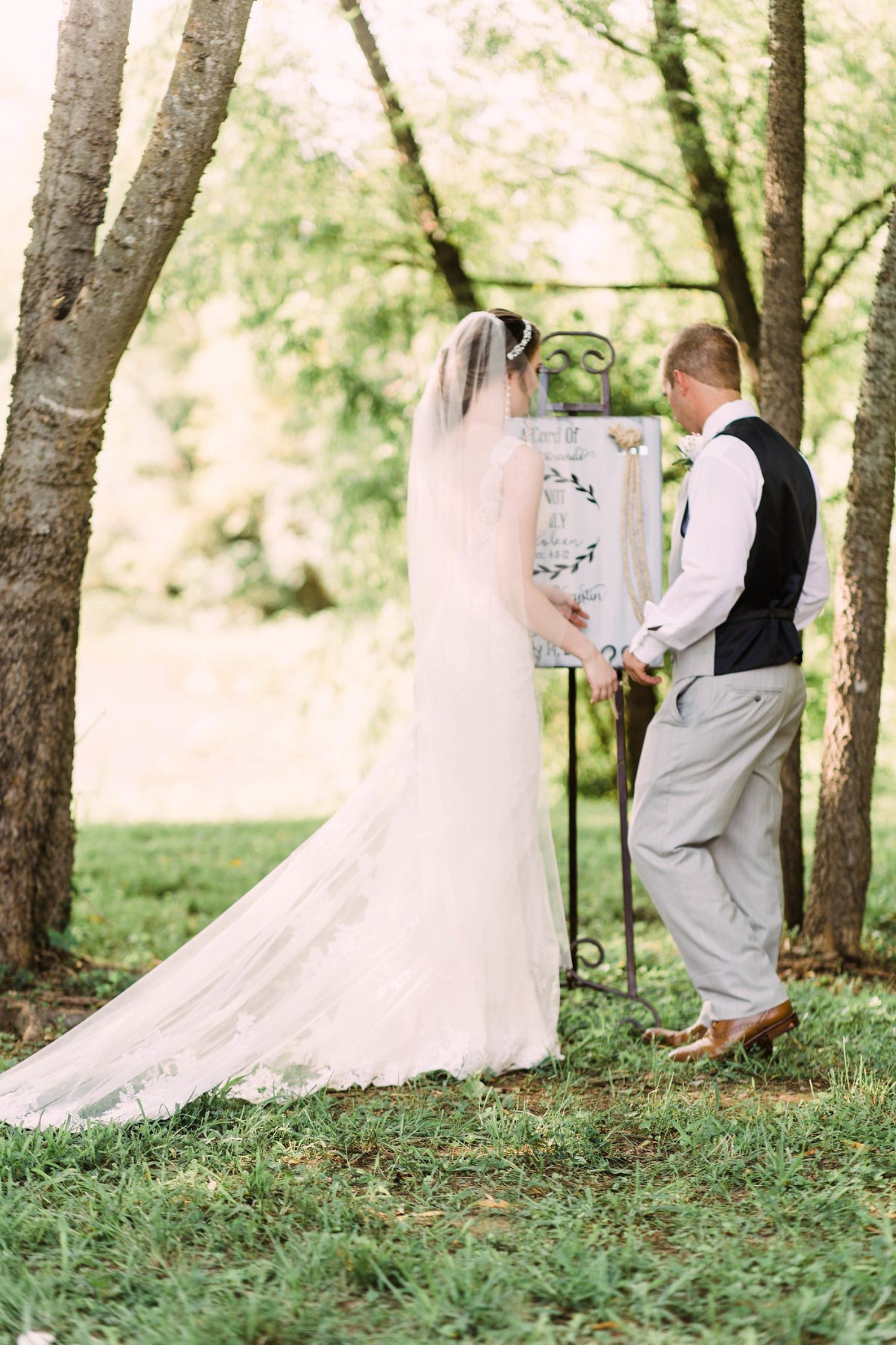 Cord of Three Strands Ceremony Braid Sign Wedding Braid Sign - Etsy