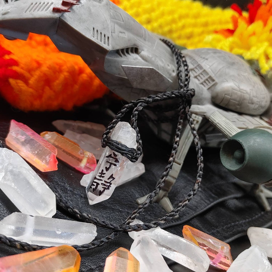 Star Wars Kyber & Firefly-inspired Crystal Necklace - Custom Engraved ...