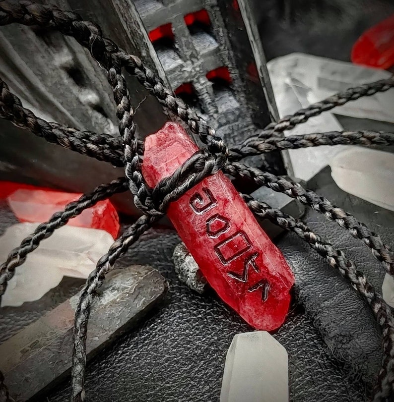 Custom power Engraved Crystal Necklace Inspired - Etsy