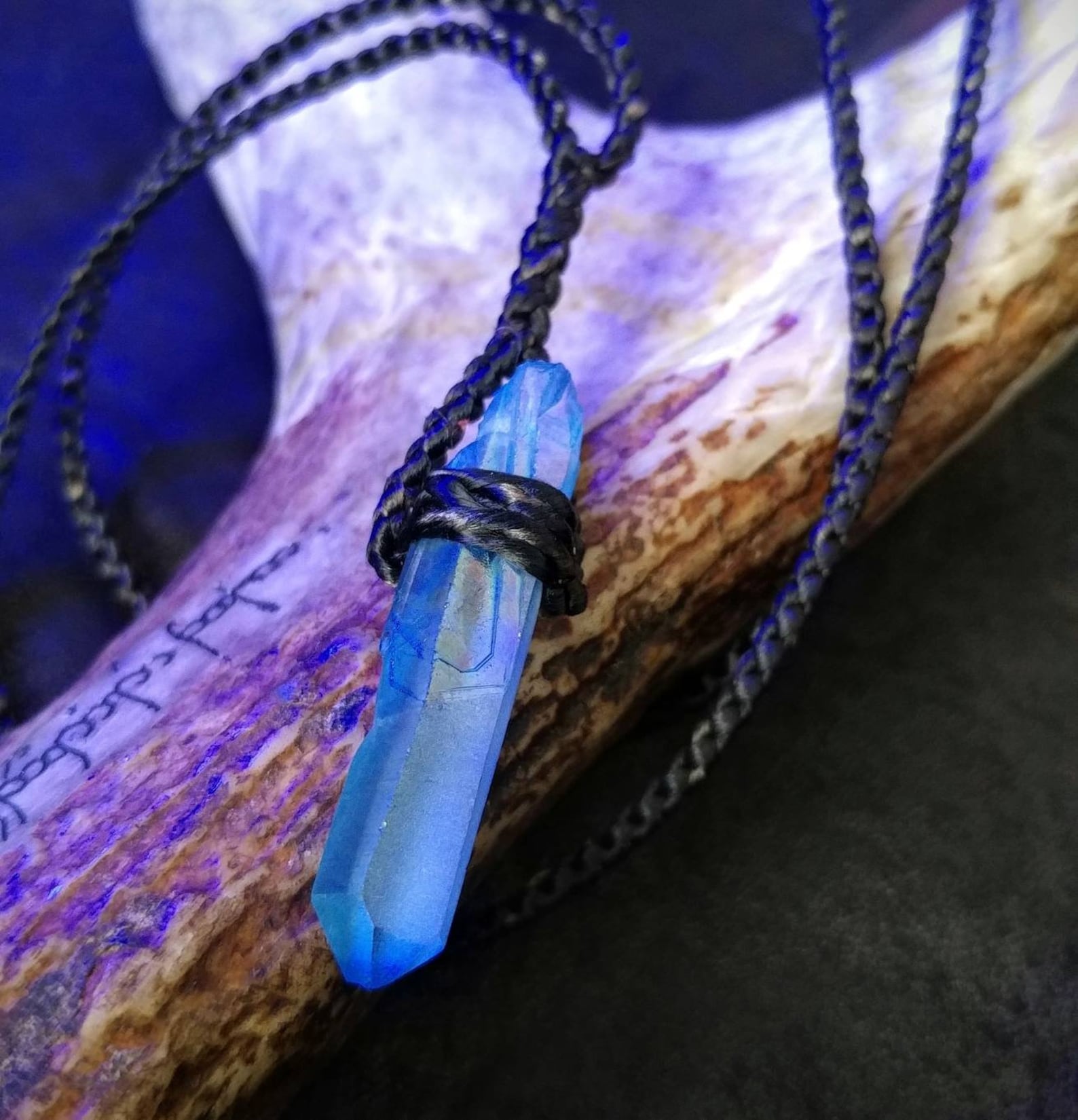 Custom Crystal Necklace Inspired by Star Wars Jedi Sith | Etsy