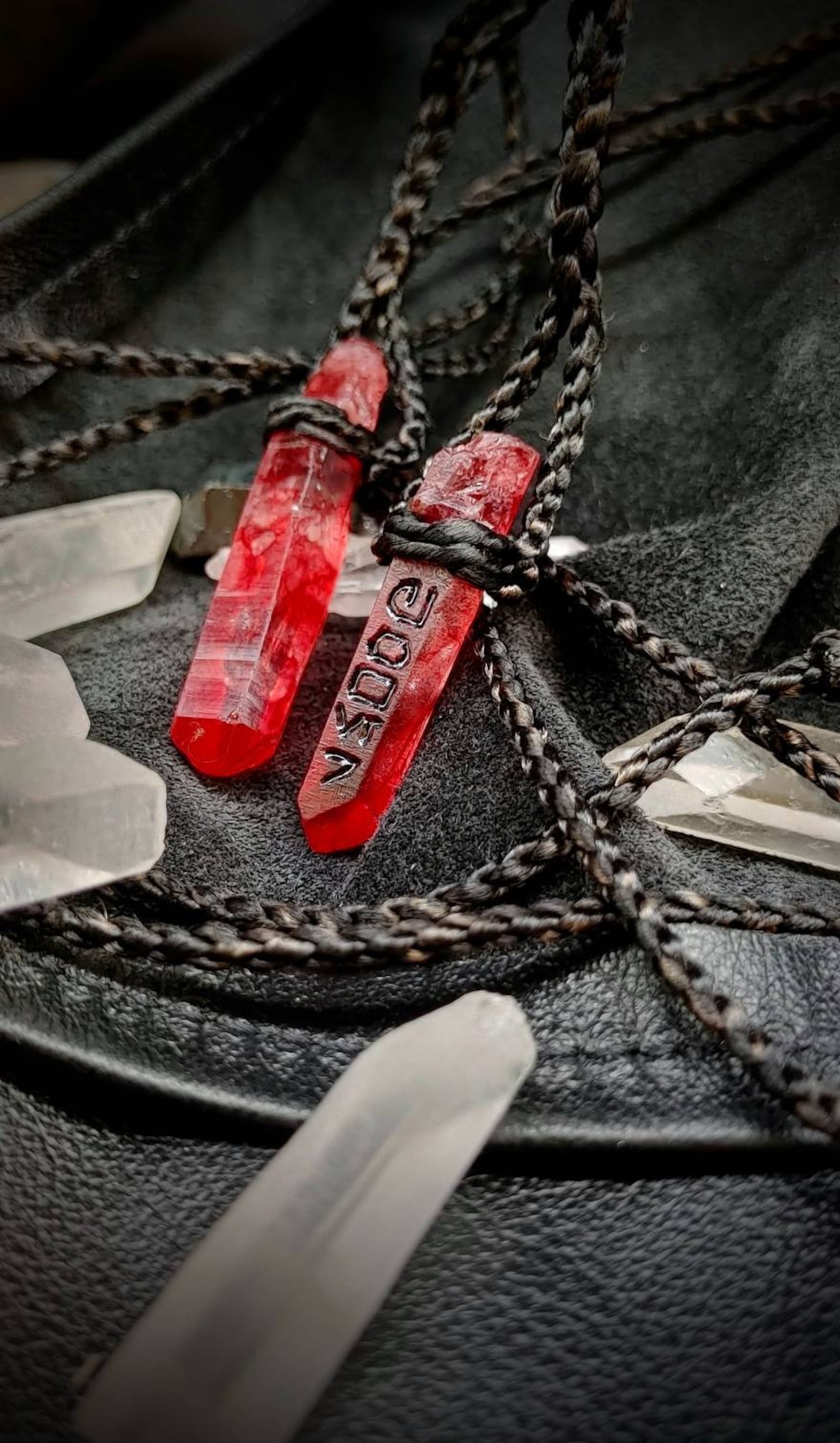 Custom power Engraved Crystal Necklace Inspired by Star Wars Sith Jedi ...