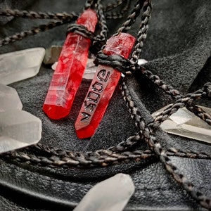 Custom power Engraved Crystal Necklace Inspired by Star Wars Sith Jedi ...