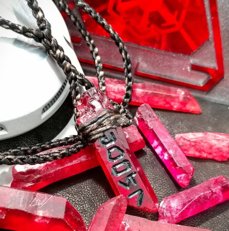 Custom Power Engraved Crystal Necklace inspired | Etsy