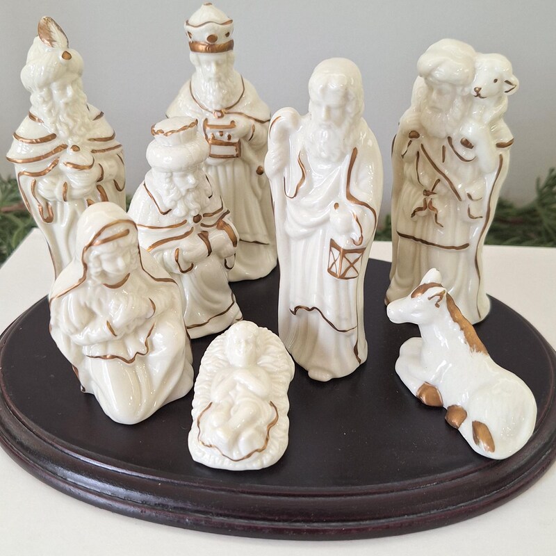 Ceramic Nativity Set - Etsy