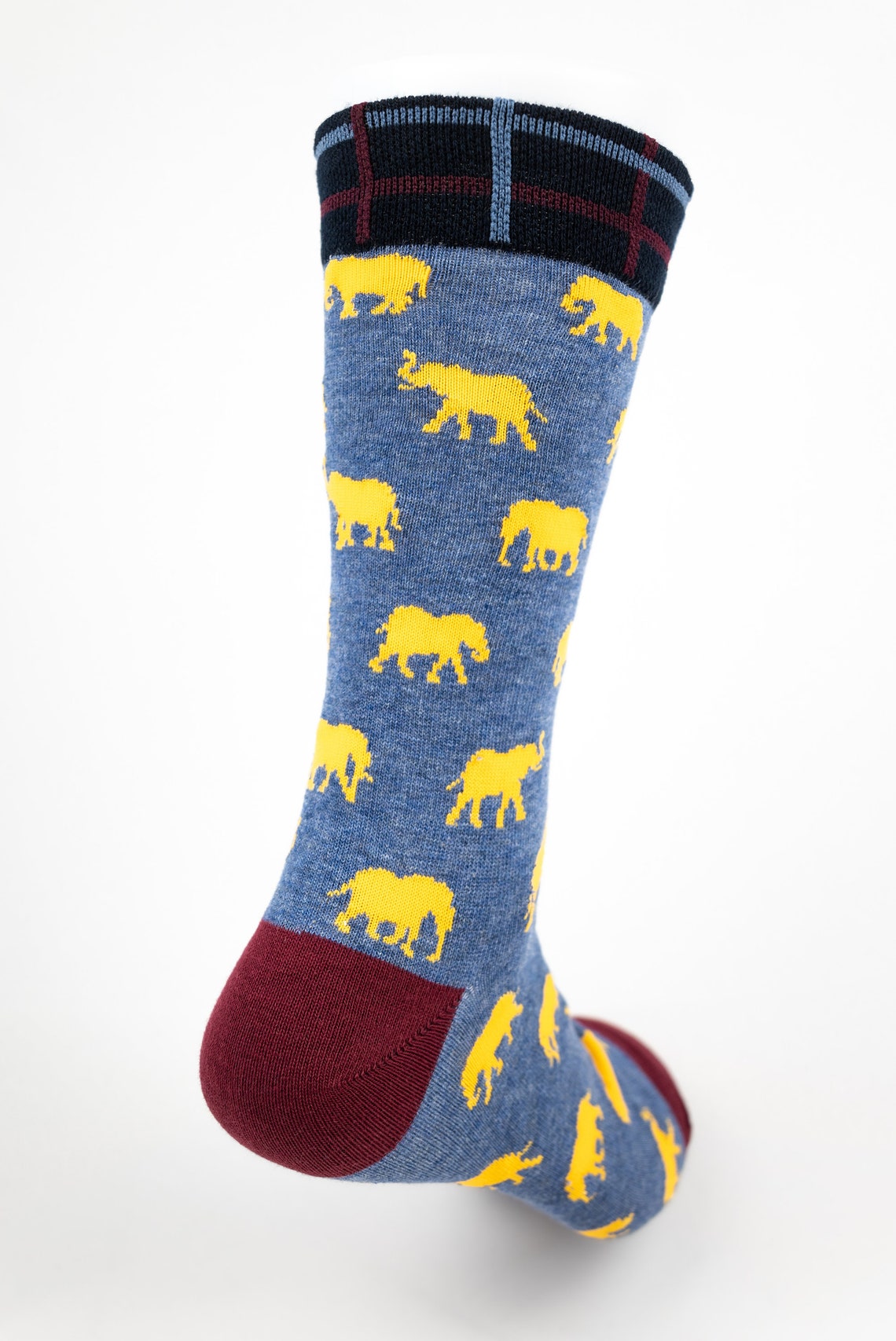 Elephant Sock | Cozy Fun Socks, Cool Design, Gift Idea - Etsy