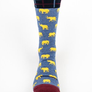 Elephant Sock Cozy Fun Socks, Cool Design, Gift Idea - Etsy