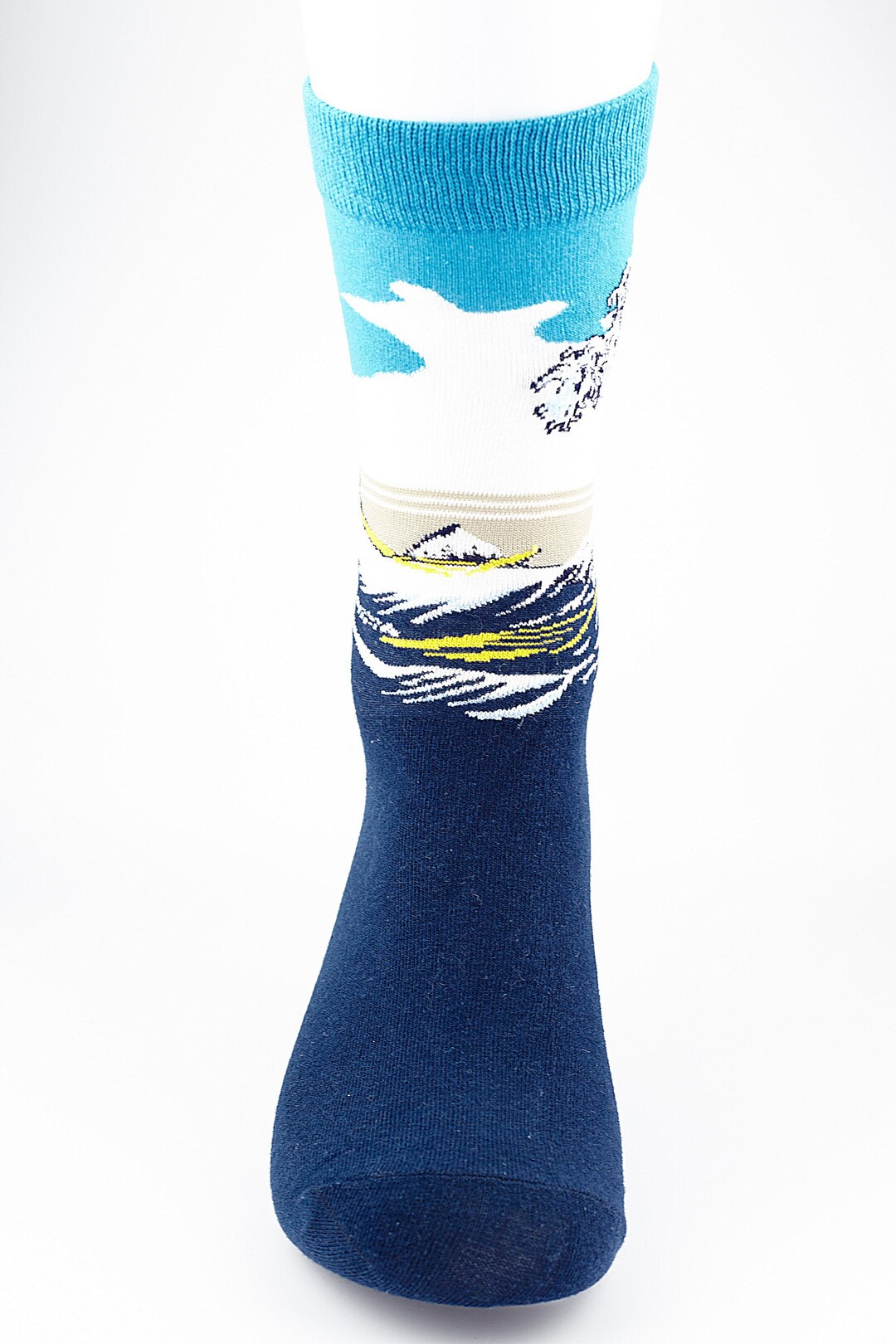 The Great Wave off Kanagawa Hokusai Art Sock Cozy Fun Socks, Cool ...