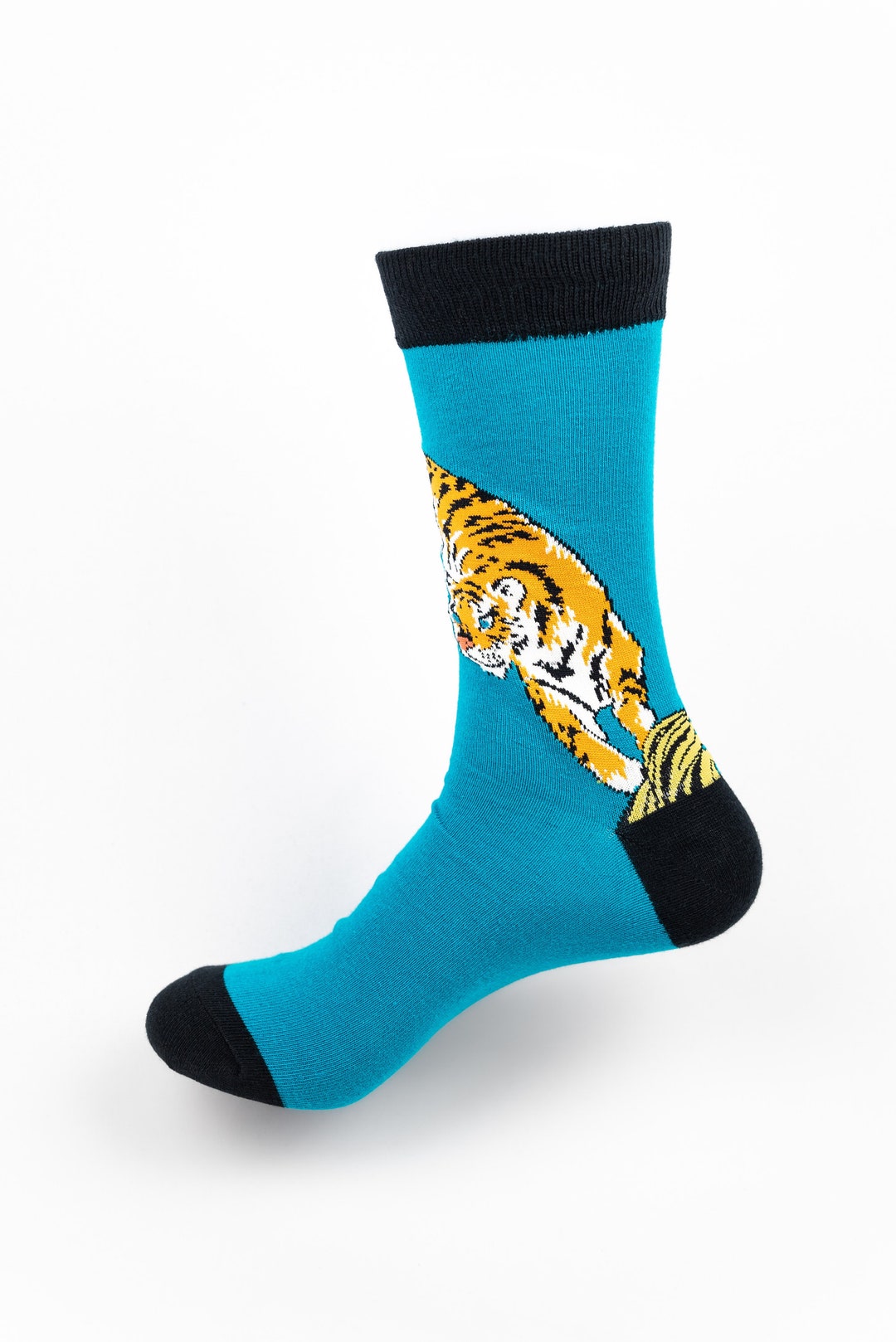 Tiger Sock Cozy Fun Socks, Cool Design, Gift Idea - Etsy
