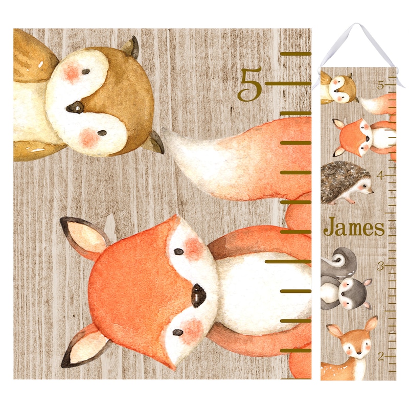 Woodland Growth Chart - Etsy