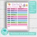 Daily Planner Pastel Girls - Etsy