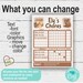 Daily Weekly Woodland Animals Chore Chart Editable Digital - Etsy