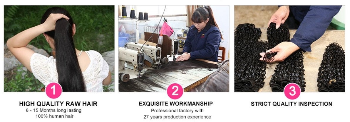 REMY HUMAN HAIR - Extension - Bundles - Etsy