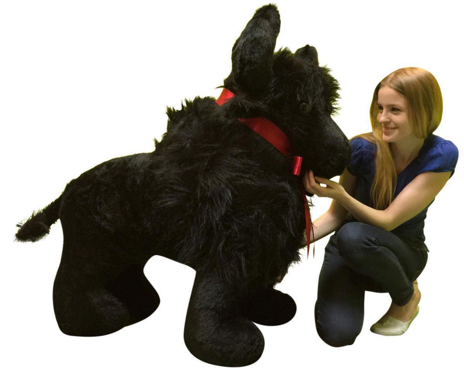 American Made Giant Stuffed Black Buffalo 44 Inches Soft Big - Etsy