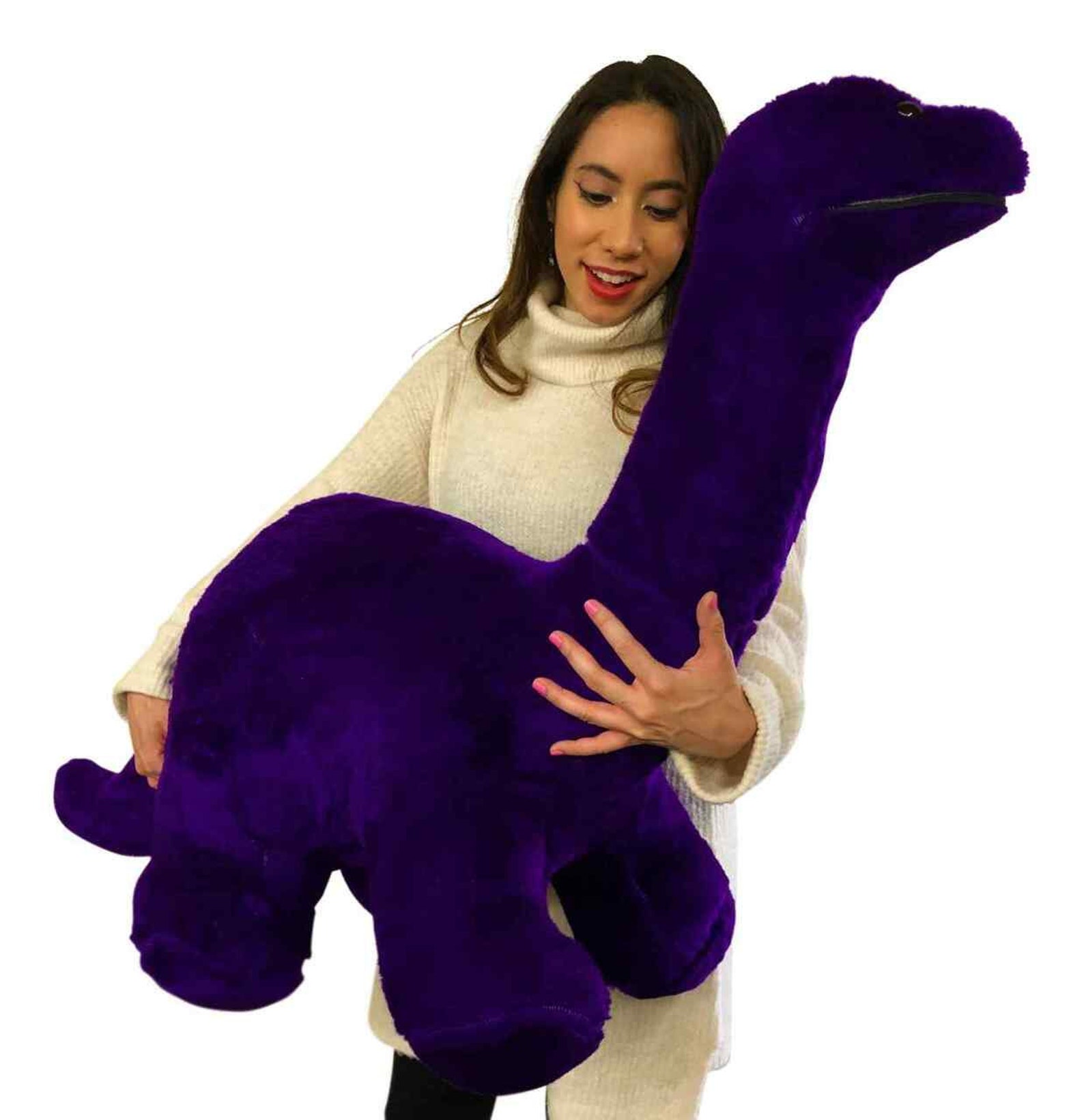 American Made Giant Stuffed Purple Dinosaur Soft Plush - Etsy