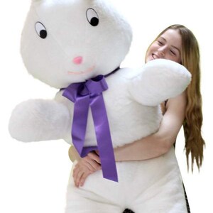 American Made Giant Stuffed Bunny 60 Inch Soft Big Plush 5 Foot Rabbit ...