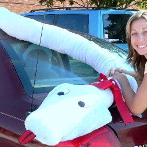 American Made Giant Stuffed Snake 18 Feet Long Big Plush Light Blue ...