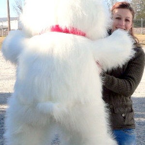 Giant White Teddy Bear 42 Inch Soft Teddybear Made in USA America - Etsy