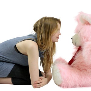 American Made Giant Pink Teddy Bear 36 Inch Soft 3 Foot Teddybear - Etsy