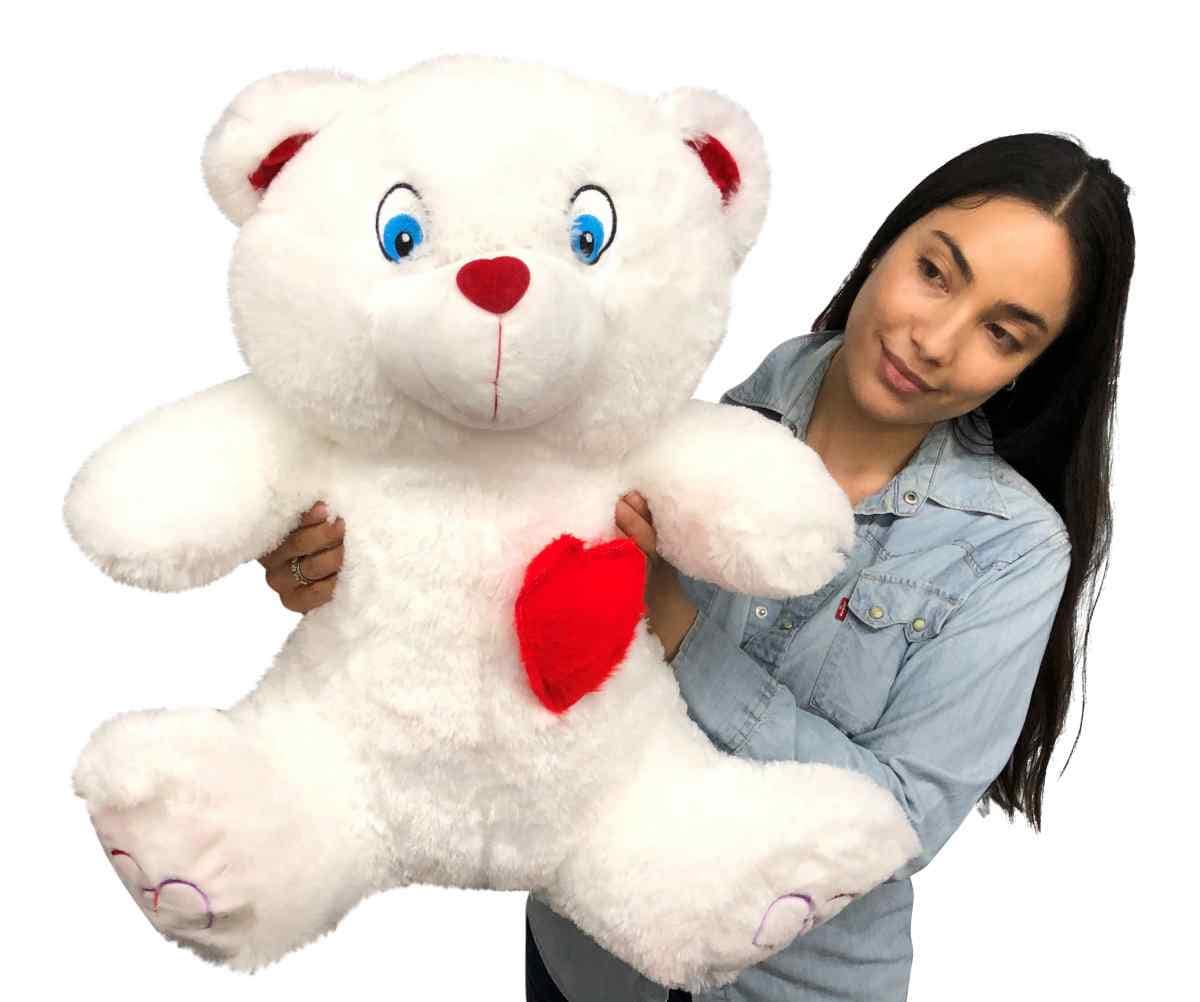 Big Plush® 2 Foot Teddy Bear 24 Inches Soft White Plushie With - Etsy